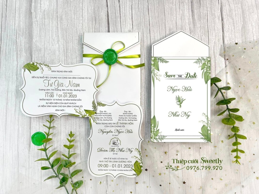 3 Mẫu Thiệp Cưới Đẹp Đơn Giản Giá Rẻ